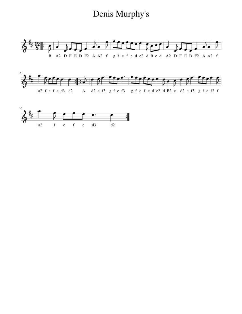 Denis Murphy's Sheet music for Piano (Solo) | Musescore.com