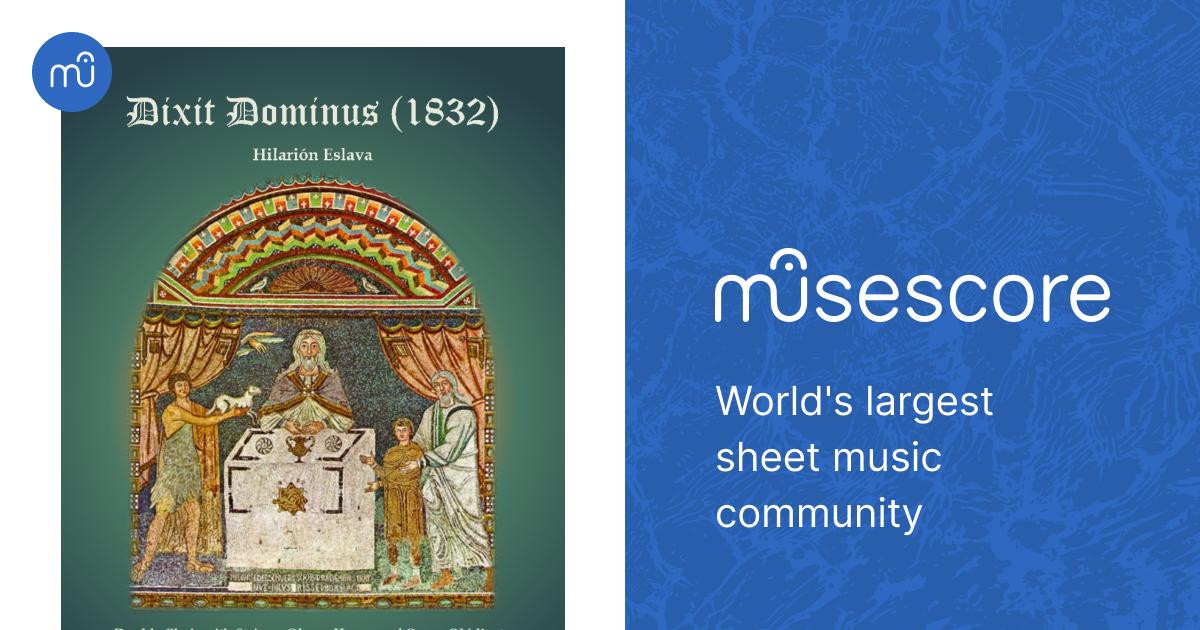 Dixit Dominus (1832) Sheet music for Piano, Soprano, Alto, Tenor & more ...