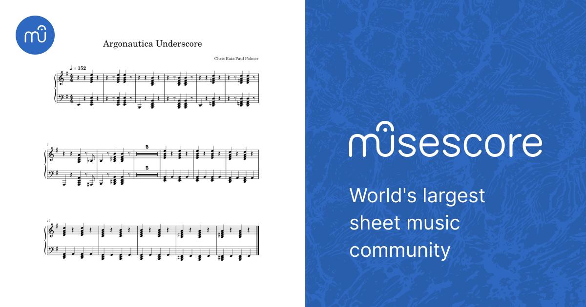 Argonautica_underscore Sheet music for Piano (Solo) | Musescore.com