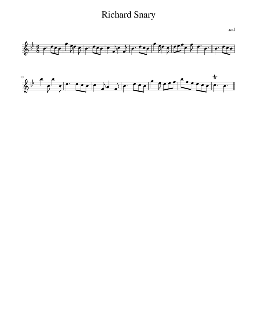 Traditional music - Richard Snary - piano tutorial