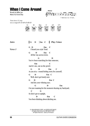 21 guns basic guitar chords