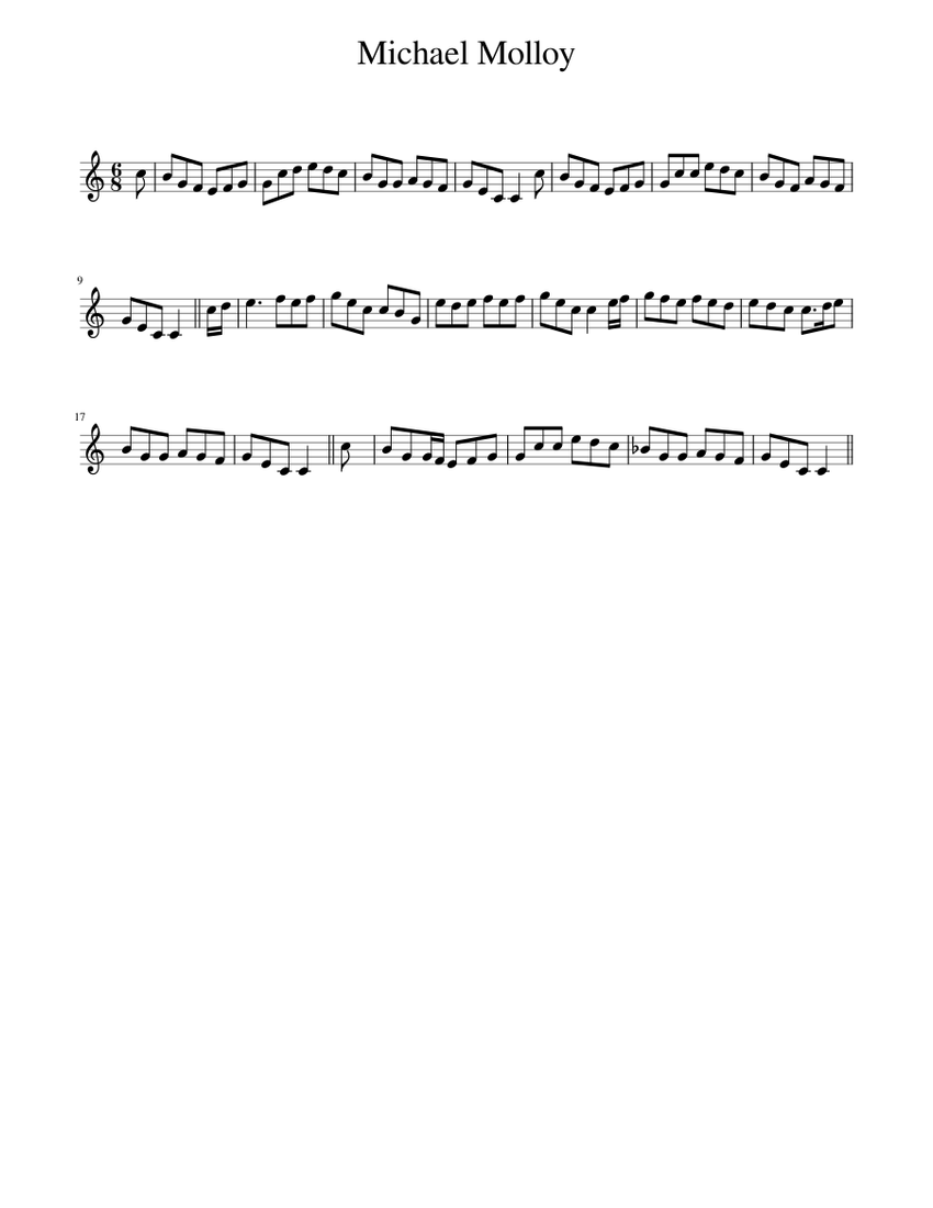 Michael Molloy Sheet music for Piano (Solo) | Musescore.com