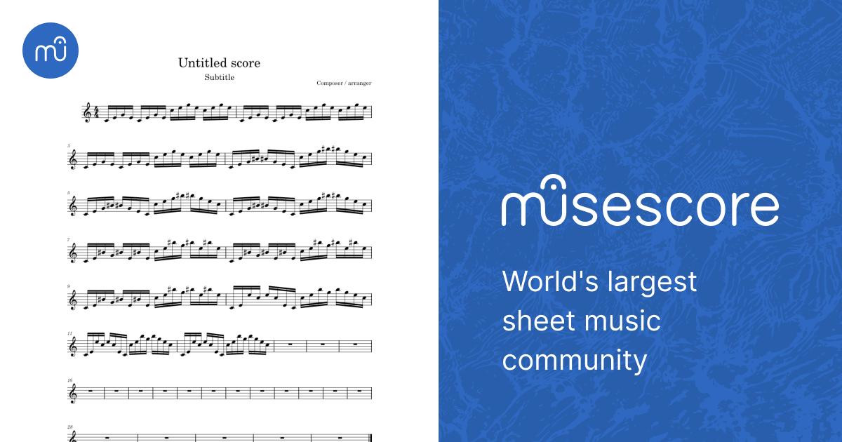 Nathan Jung Baroque Composition Sheet music for Piano (Solo) Easy ...