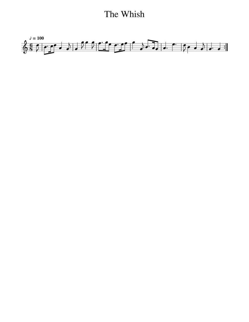 The Whish Sheet music for Piano (Solo) Easy | Musescore.com