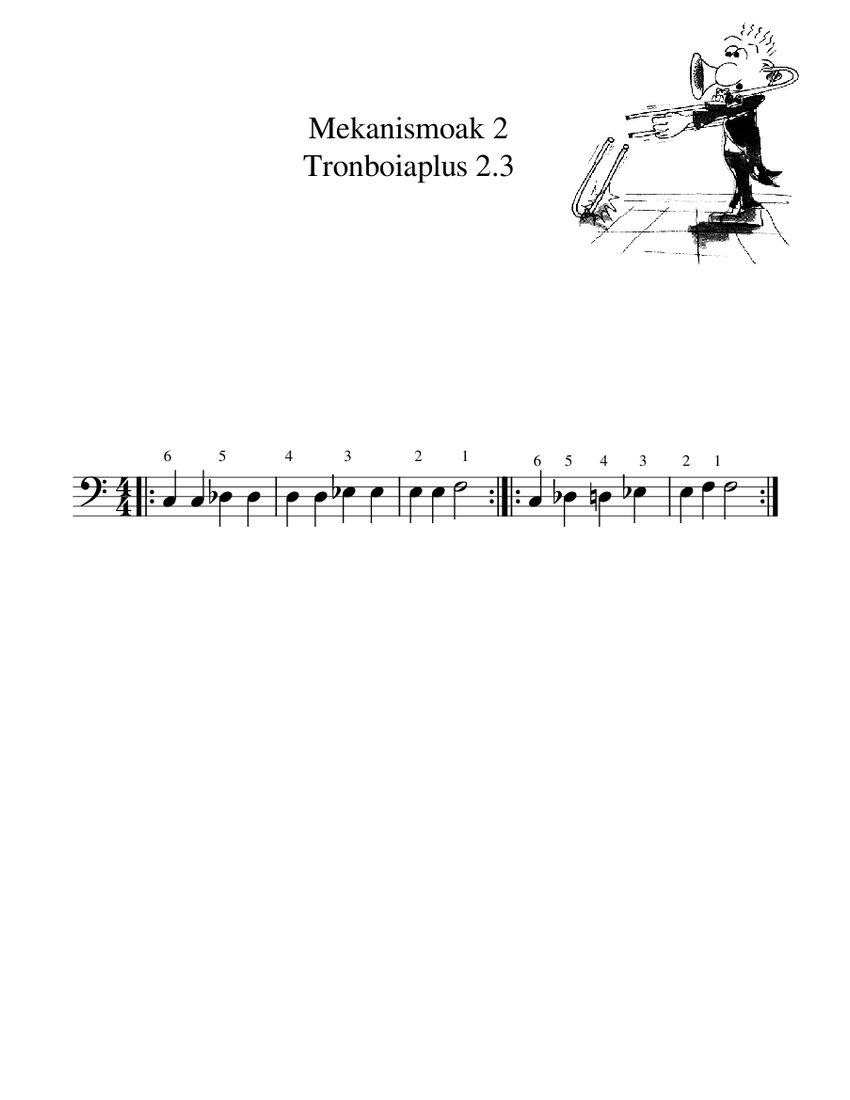 2.3 Mekanismoak 2 tronboiaplus Sheet Music for Piano (Solo) Easy | MuseScore.com