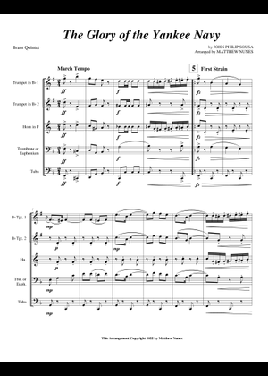 The Glory of the Yankee Navy – John Philip Sousa SOUSA The Glory of the ...