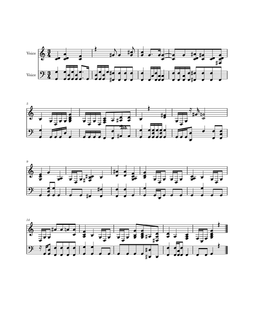 Summer Song Sheet music for Vocals (Solo) | Musescore.com