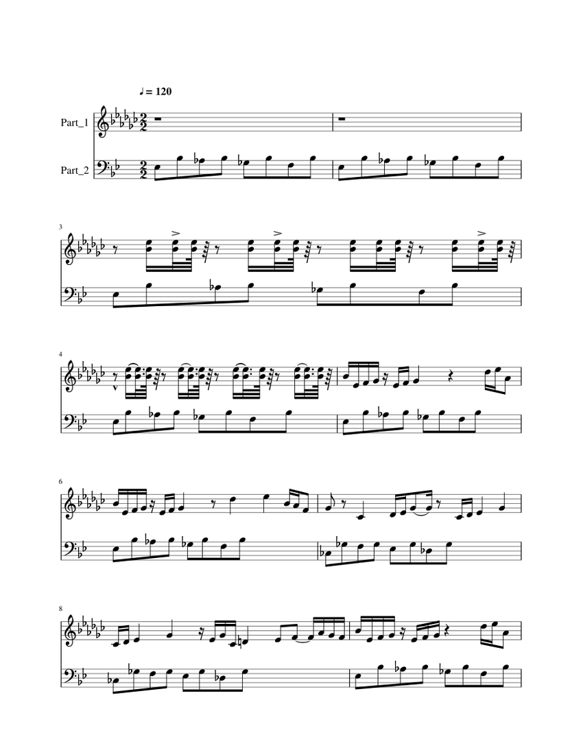 Bad Apple Sheet Music for Vocals (Choral) | MuseScore.com