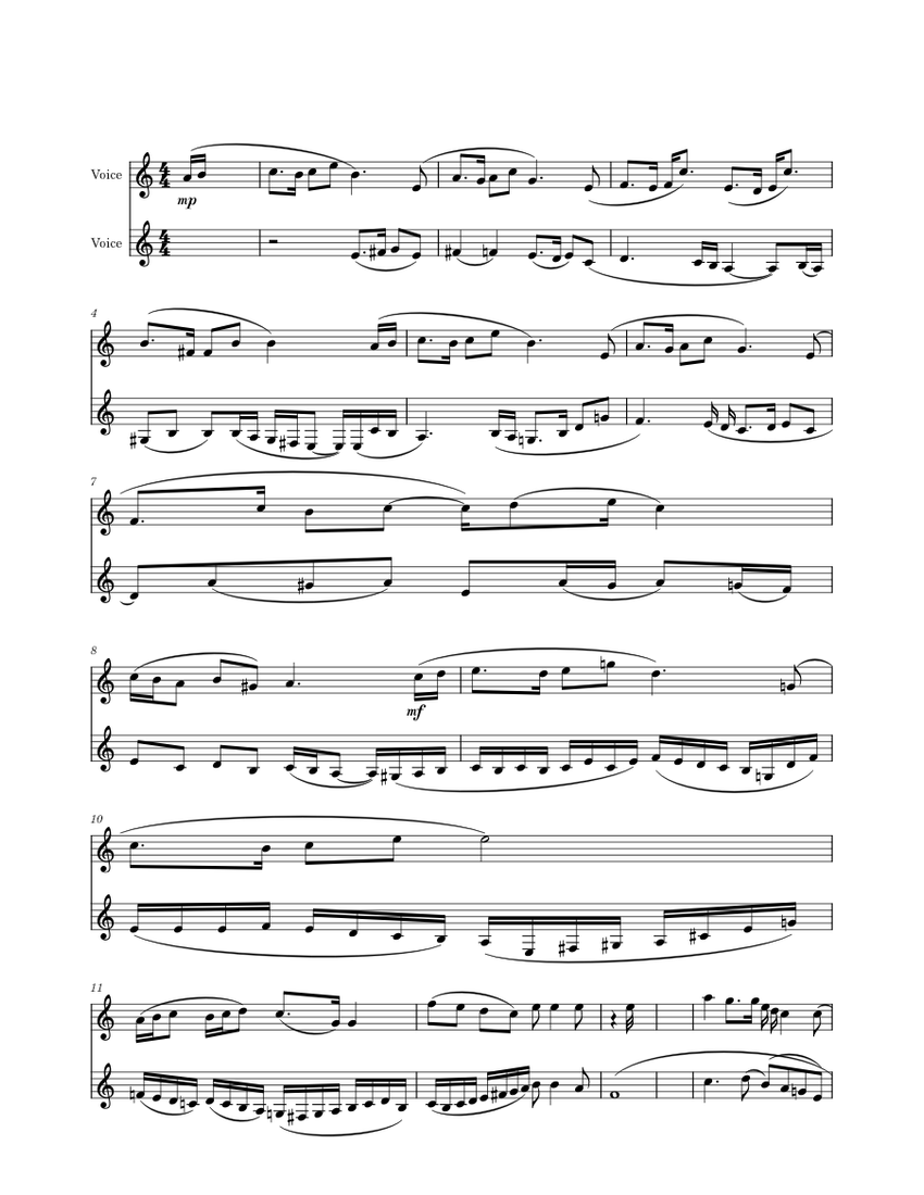 Clarinet – Misc 天空の城 Sheet music for Vocals (Choral) | Musescore.com
