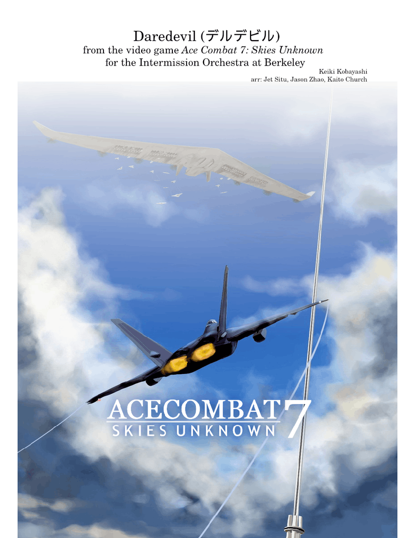 Daredevil - Ace Combat 7 OST – Keiki Kobayashi Sheet Music for Trombone ...