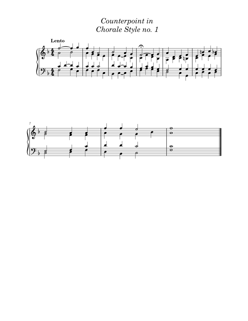 Counterpoint Practice Sheet music for Piano (Solo) Easy | Musescore.com