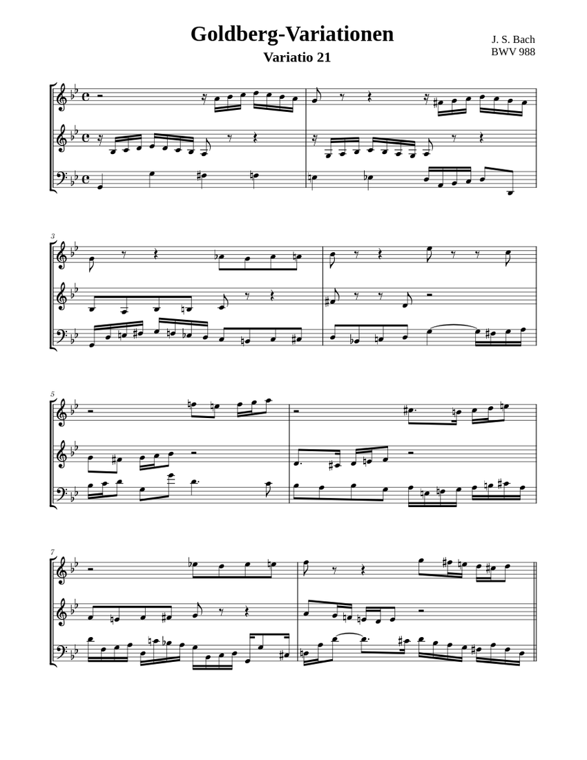 Canons from the Goldberg Variations (deconstructed) – canon at the 7th ...