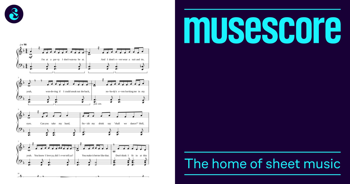 I Don't Care - Ed Sheeran Sheet Music for Piano (Solo) | MuseScore.com