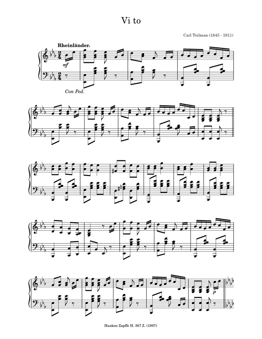 Vi To Sheet Music For Piano Solo Musescore vi-to-sheet-music-for-piano-solo-musescore