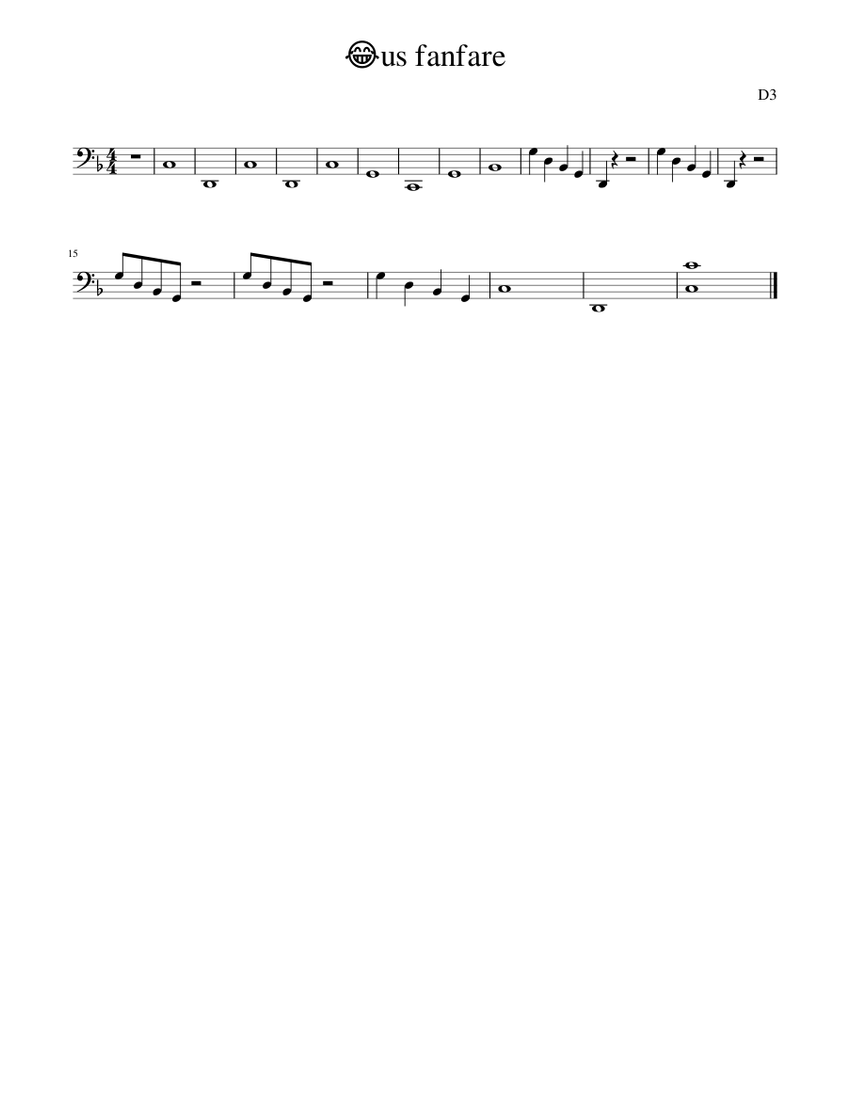 us tuba fanfare - piano tutorial