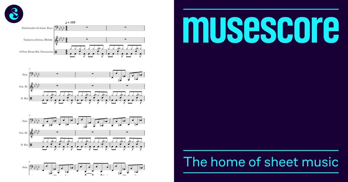 M.U.L.E. – Roy Glover (C64) Sheet music for Guitar, Bass guitar, Drum ...