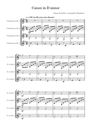 Canon in d minor – Tony Ann Sheet Music for Piano (Solo) | MuseScore.com