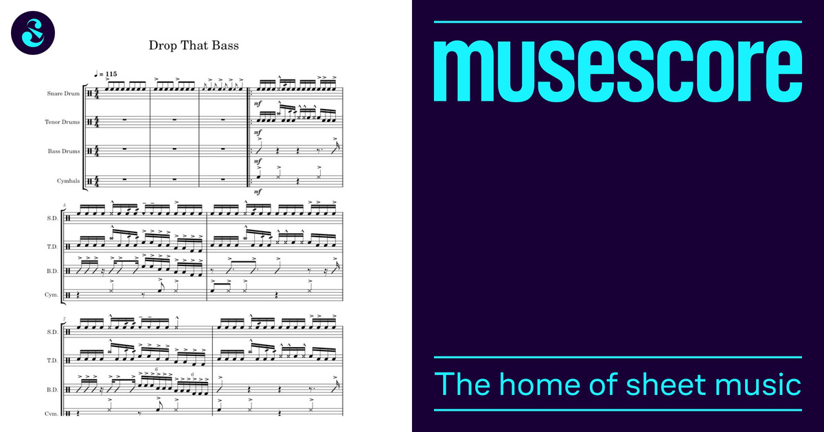 Drop That Bass Sheet music for Tuba, Synthesizer, Trumpet other (Mixed ...