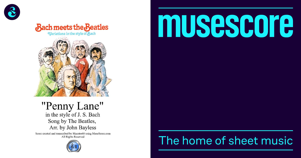 Penny lane – The Beatles/Bayless Sheet Music for Piano (Solo ...