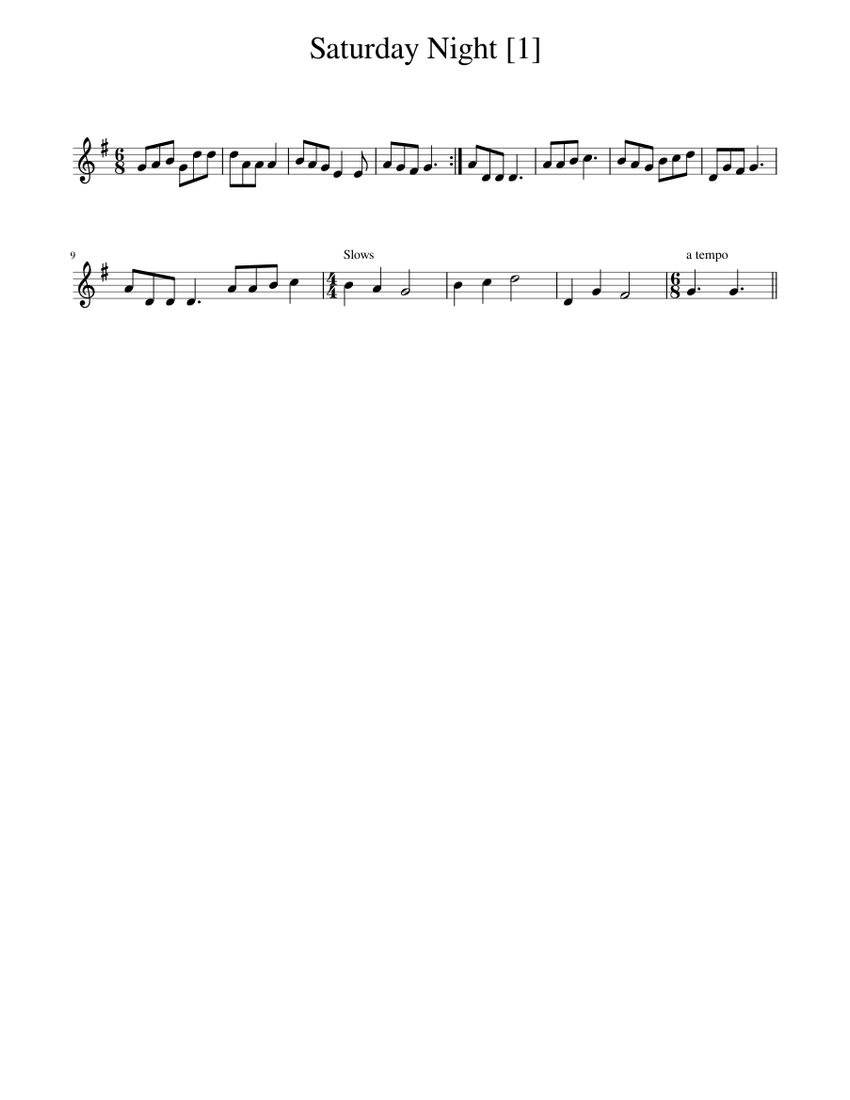Saturday Night Sheet music for Piano (Solo) | Musescore.com