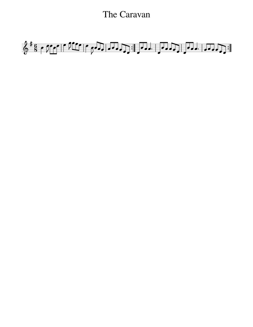 The Caravan Sheet music for Piano (Solo) Easy | Musescore.com