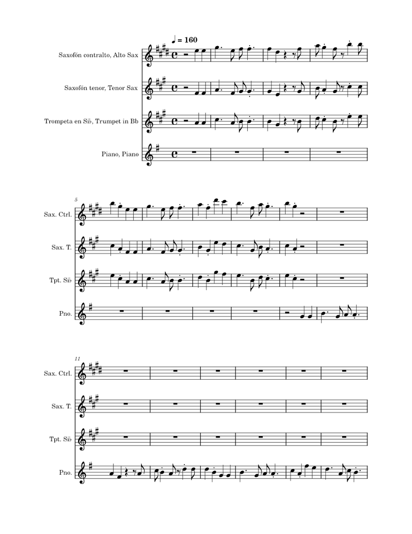 el mojado / Letra y Musica: Moises Téllez Reyes / Tr. Marte Téllez González Sheet music for ...