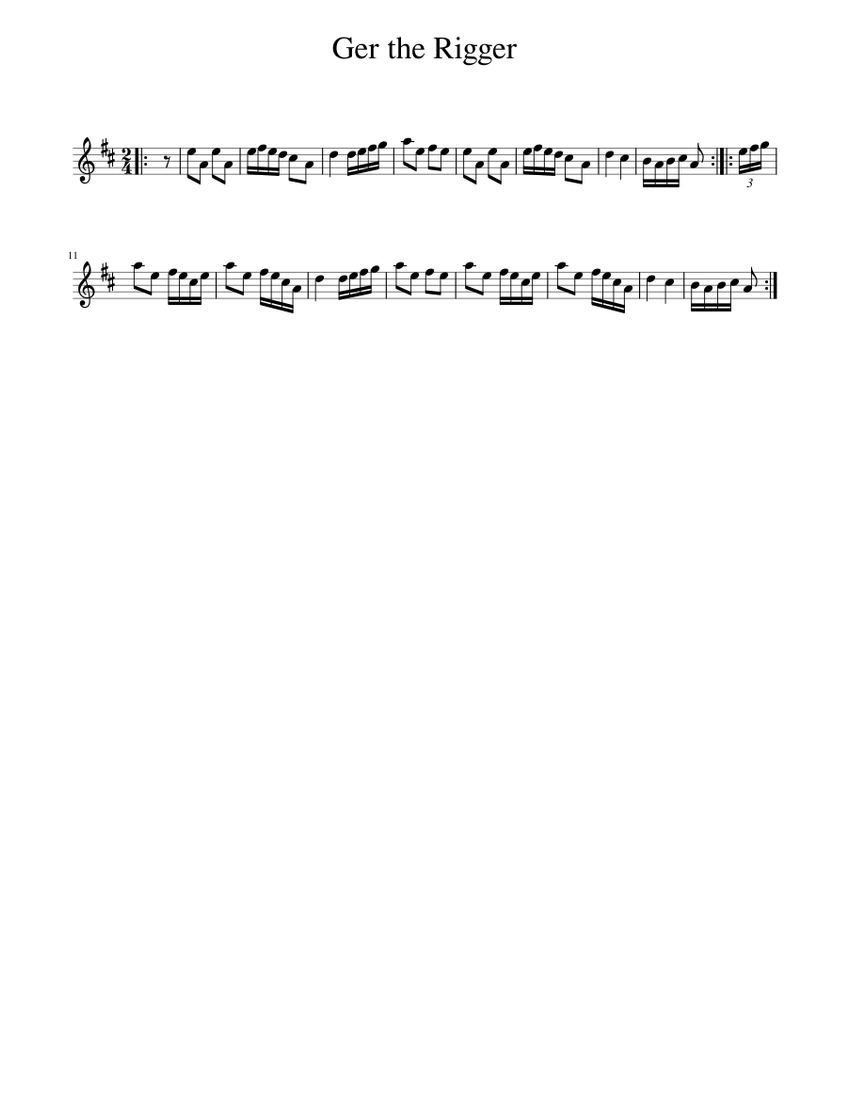 Ger the Rigger Sheet music for Piano (Solo) Easy | Musescore.com