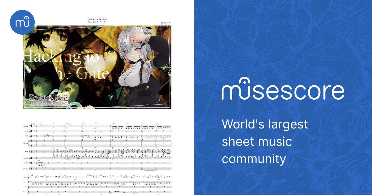 Hacking to the gate – Itou Kanako – Steins;Gate オープニング Sheet Music with Chords for Piano, Organ ...