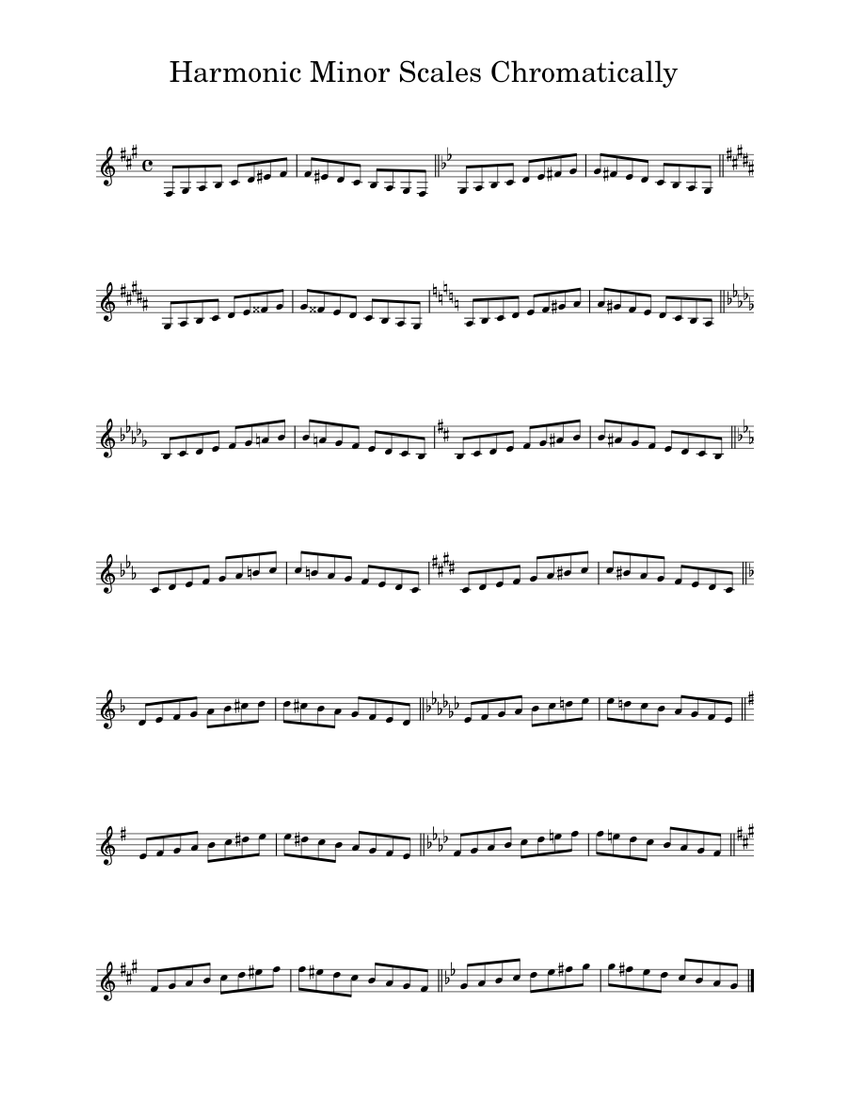 harmonic_minor_chromatically - piano tutorial