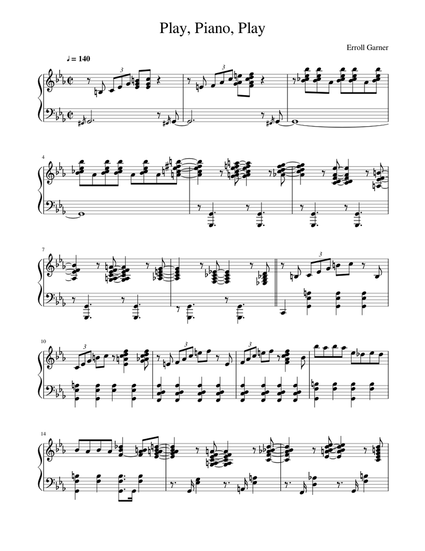Play, Piano, Play Sheet Music for Piano (Solo) | MuseScore.com