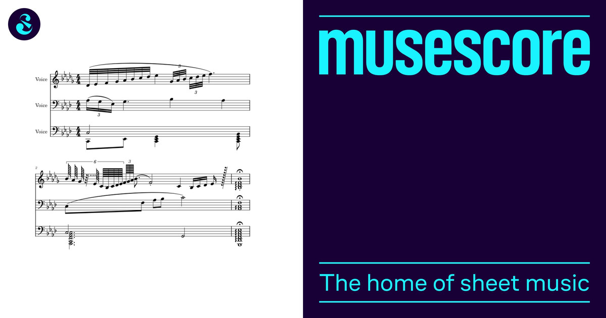 My 256 th notes – Unknown My test 256th notes Sheet music for Vocals ...