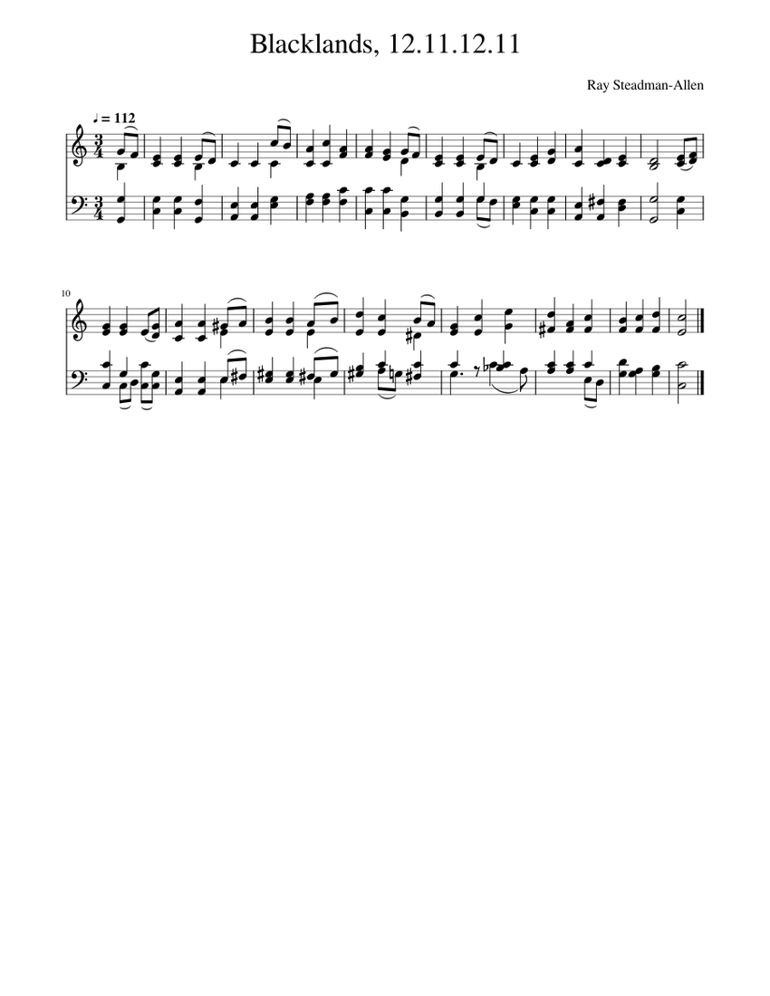 He giveth more grace - Ray Steadman-Allen Sheet Music for Piano (Piano ...