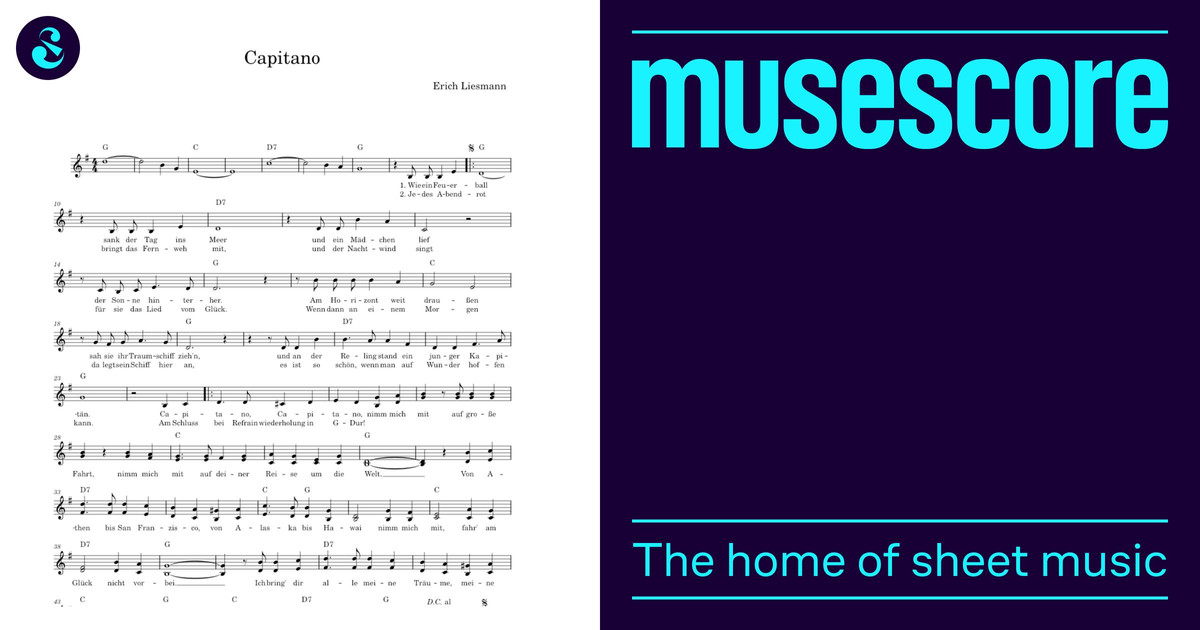 Capitano Sheet music for Piano (Solo) Easy | Musescore.com