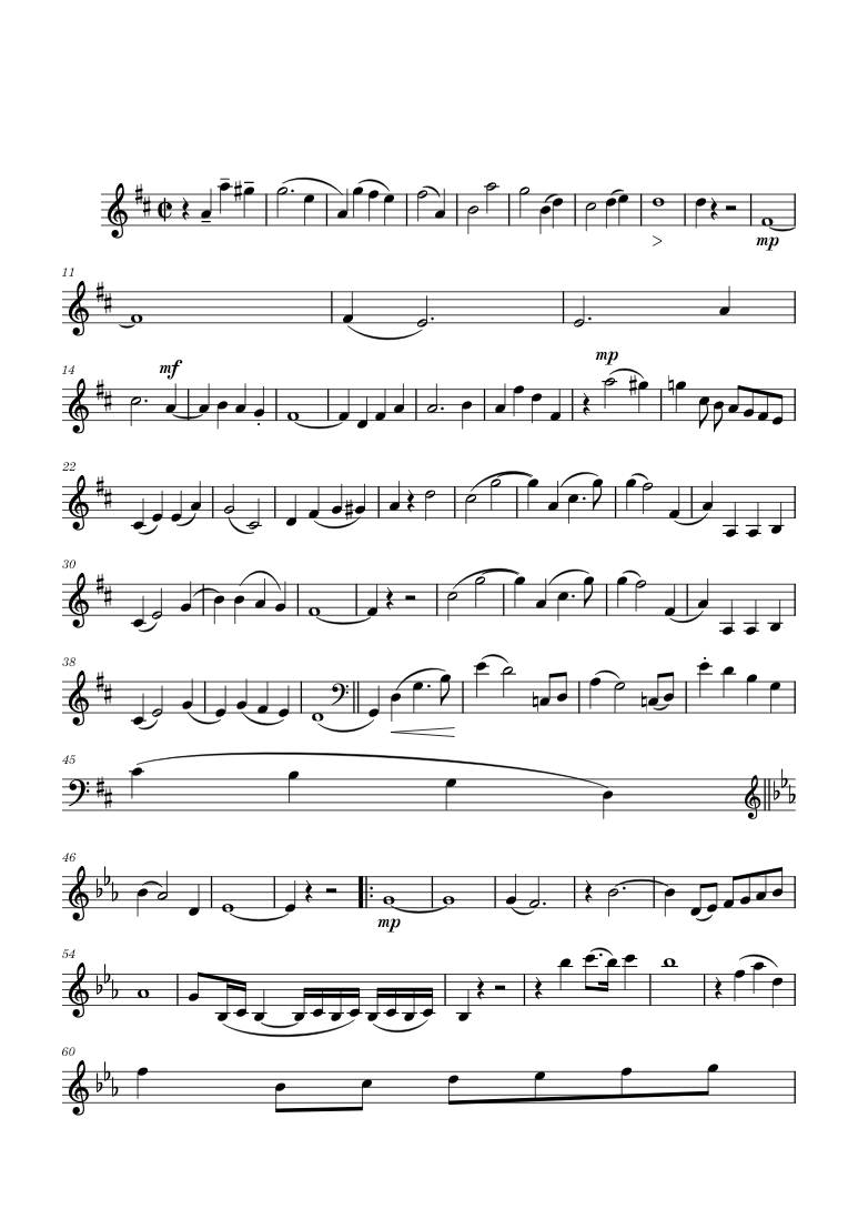 Vioara 1 Cantarea mea Sheet music for Vocals (String Ensemble ...