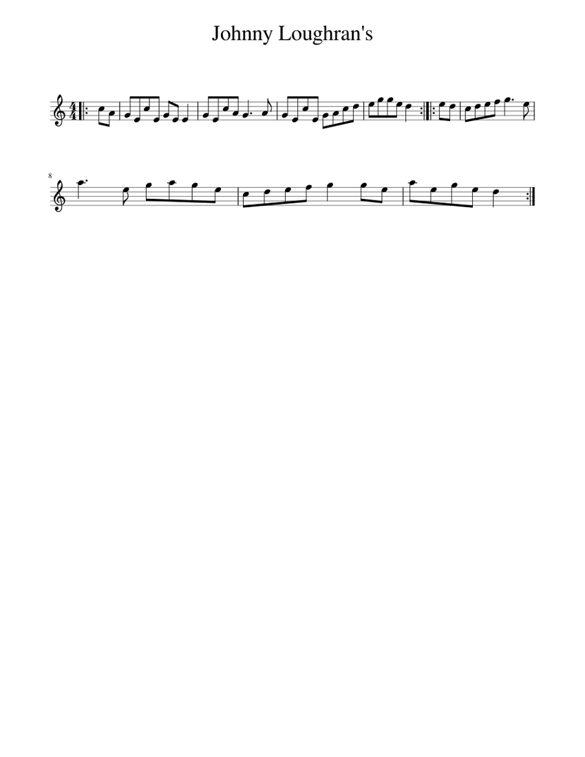 Johnny Loughran's Sheet music for Piano (Solo) Easy | Musescore.com