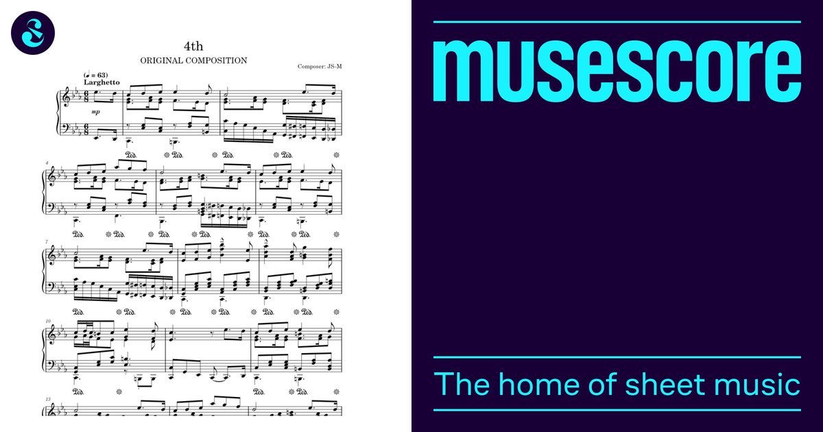 4th ORIGINAL COMPOSITION – johnathansack1 Sheet music for Piano (Solo) | Musescore.com