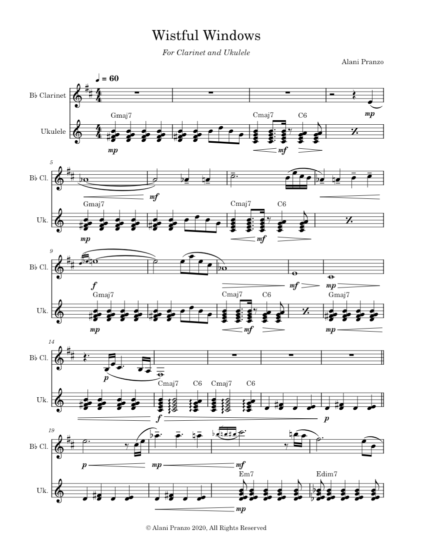 Wistful Windows - piano tutorial