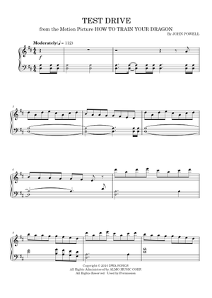 Test Drive – (How To Train Your Dragon) – John Powell (Violin) 🎻 Sheet ...