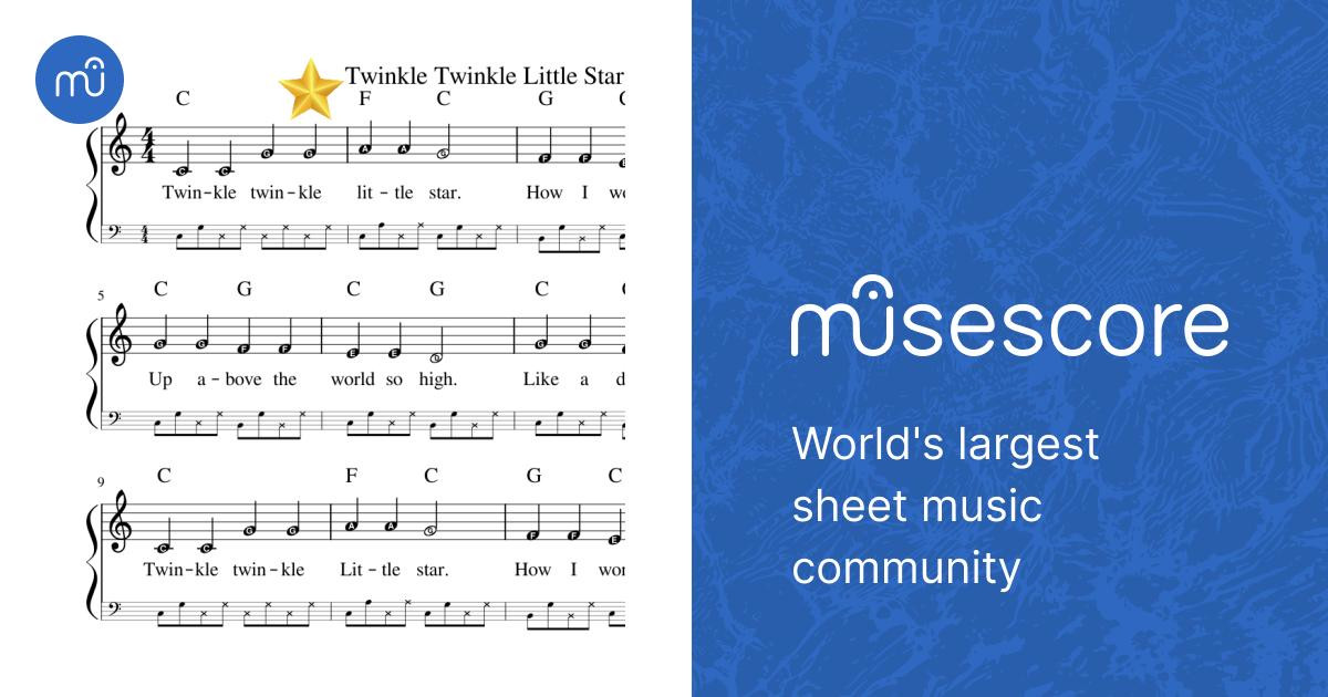 Twinkle_Twinkle_Little_Star_RH_LH rocking Sheet music for Piano (Solo ...