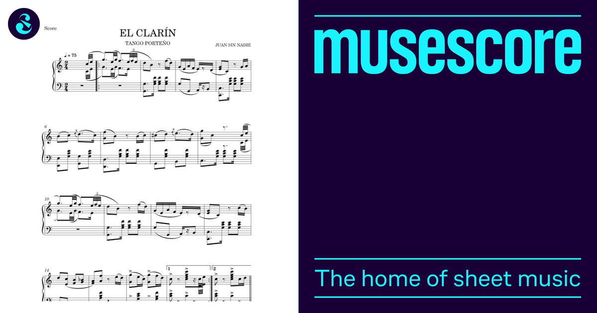 EL CLARIN Sheet Music for Piano (Solo) | MuseScore.com