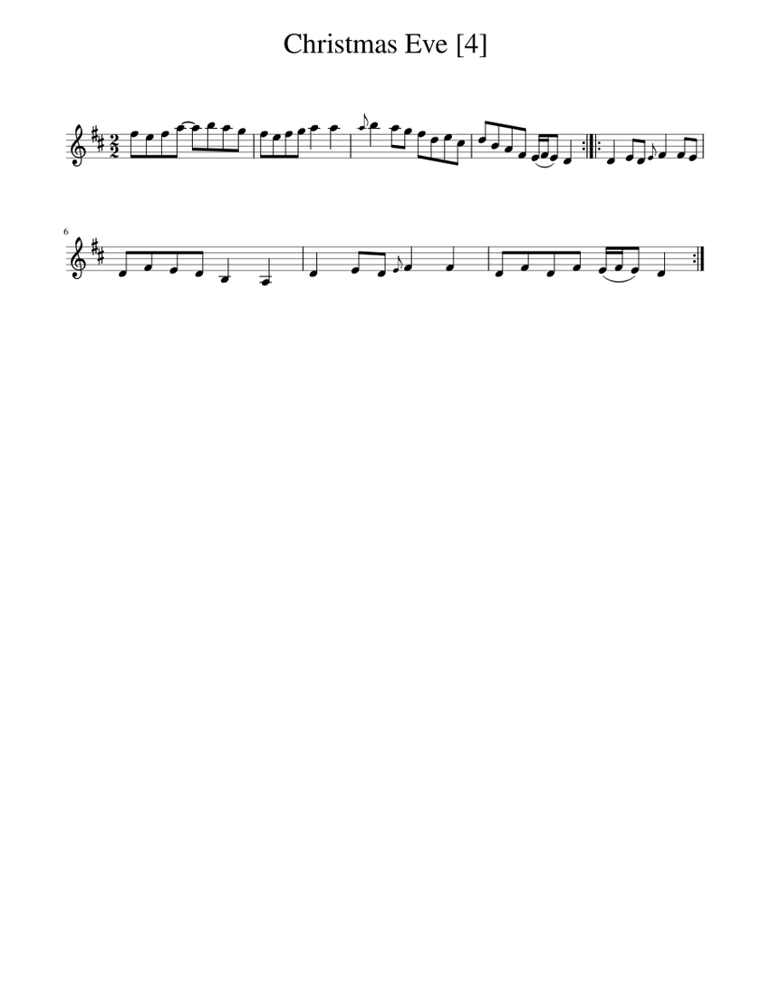Christmas Eve Sheet music for Piano (Solo) Easy | Musescore.com