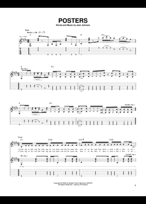 jack johnson flake tab