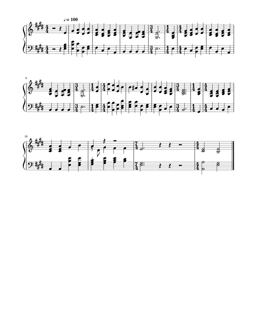 St. Simon Sheet music for Piano (Solo) | Musescore.com