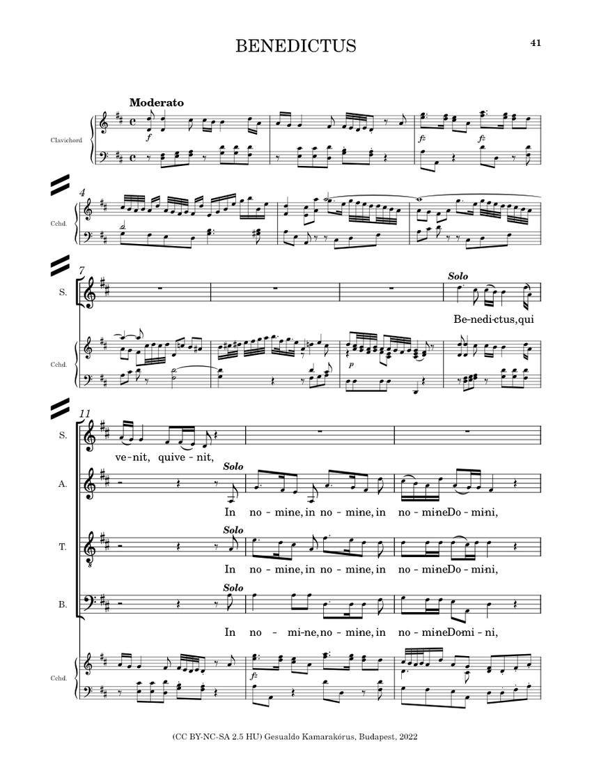 Missa in Honorem Sancti Nicolai – Joseph Haydn Sheet music for Soprano ...