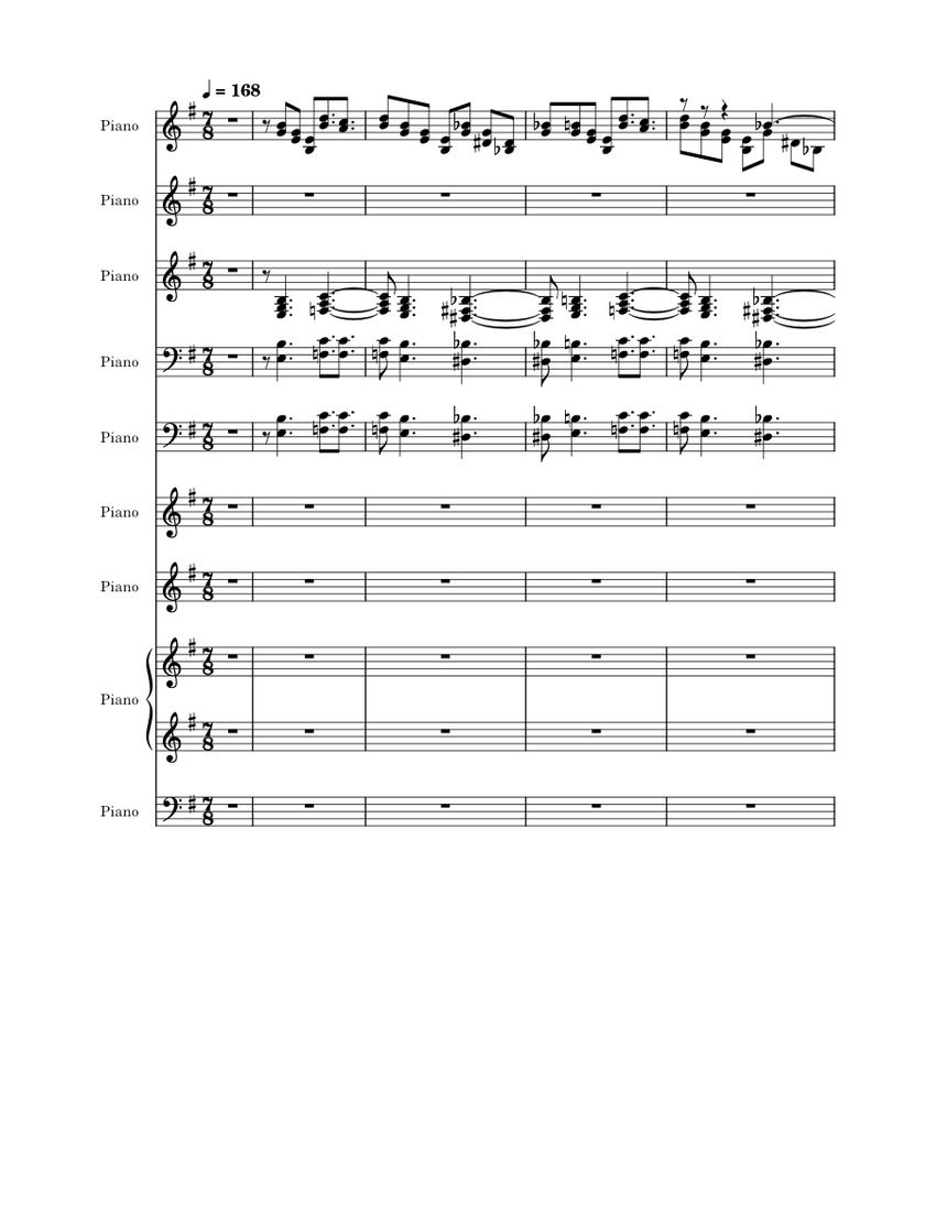 Hartmann's Youkai Girl – ZUN Sheet music for Piano (Mixed Ensemble ...