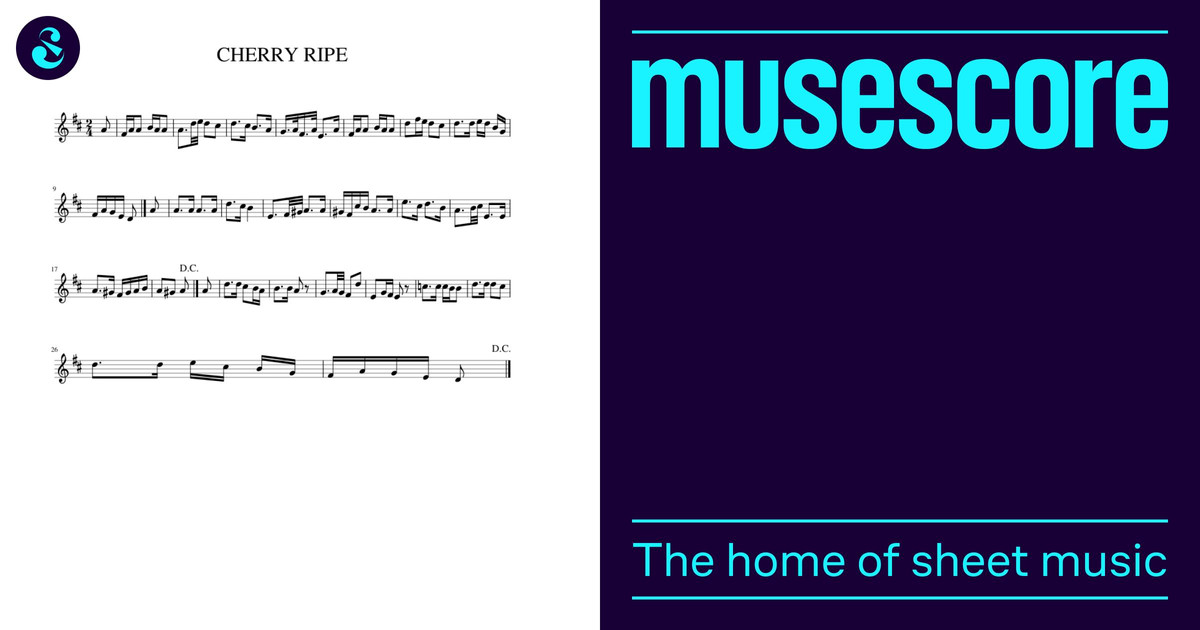 CHERRY RIPE Sheet music for Piano (Solo) Easy | Musescore.com