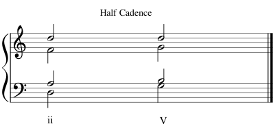Half Cadence Sheet music for Piano (Solo) | Musescore.com