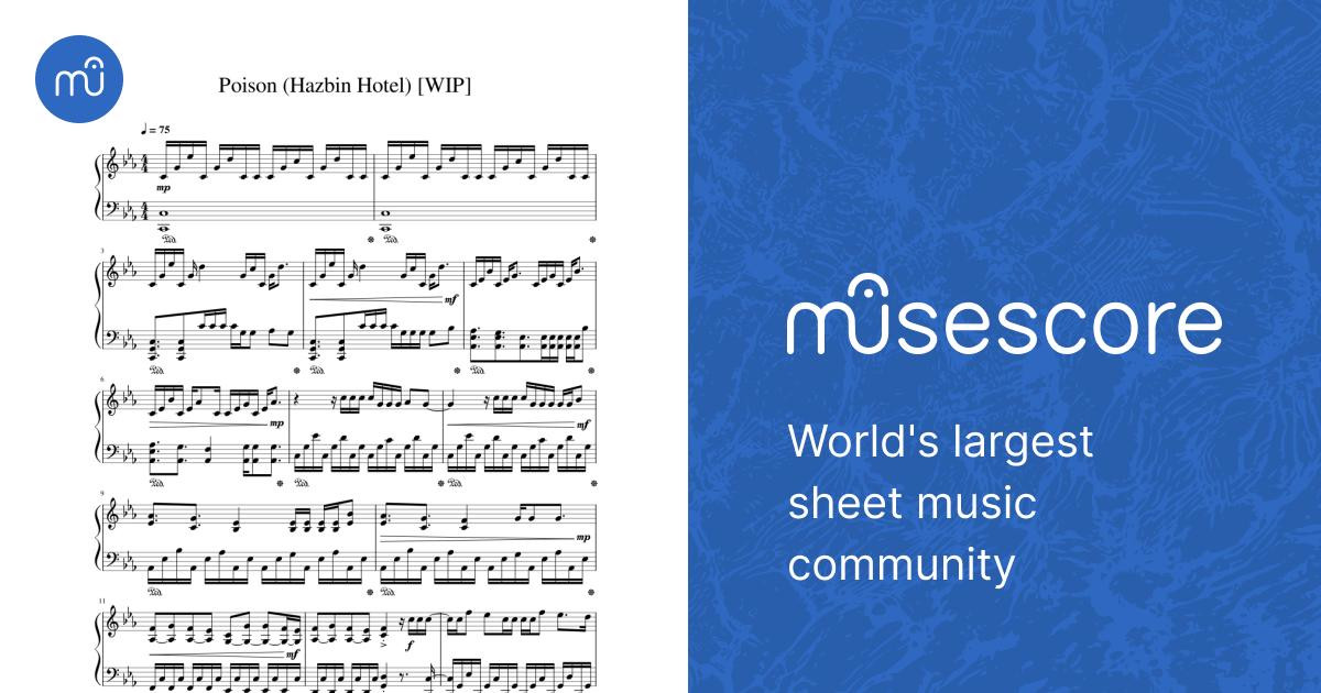 Poison (Hazbin Hotel) – Sam Haft and Andrew Underberg Sheet Music for ...