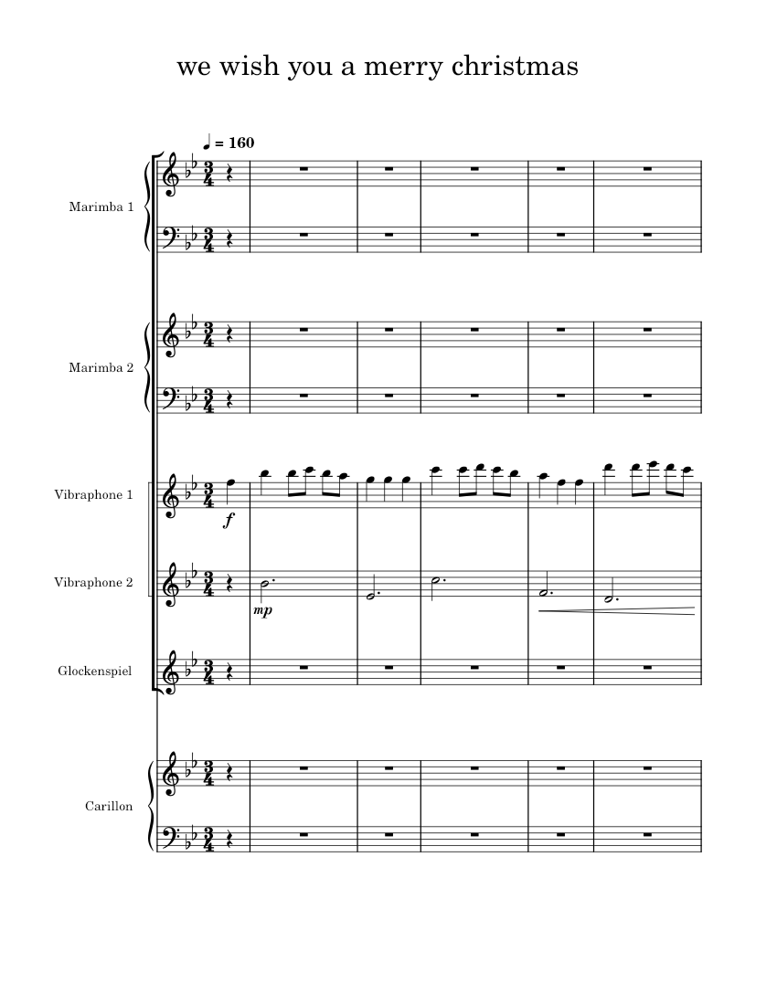 We Wish You A Merry Christmas - Misc Christmas Sheet music for ...
