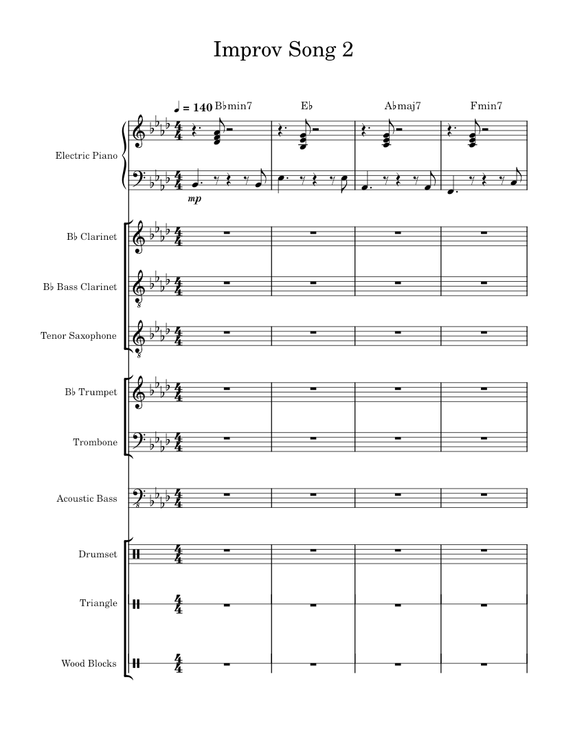 Improv Song 2 - piano tutorial